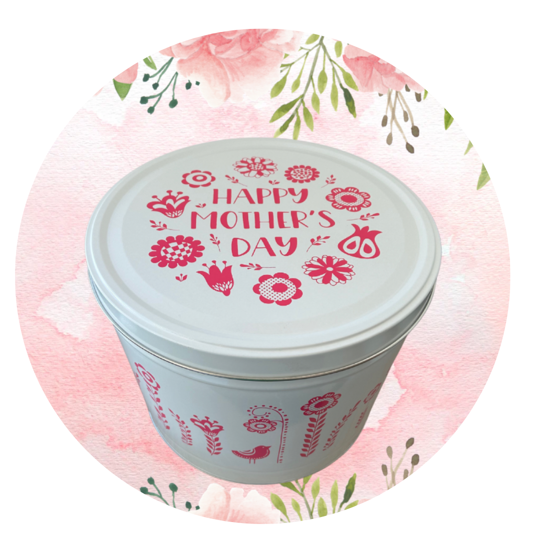 Mother's Day Popcorn Tub - 2 Gallon Gift with 3 Delicious Flavors ...