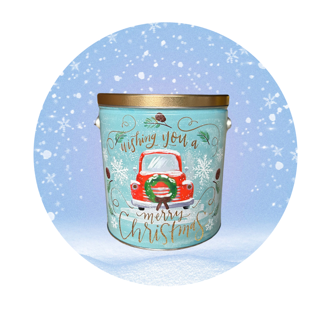 Vintage Christmas - 1 Gallon Holiday Favorite Flavor | Island Popcorn Barn
