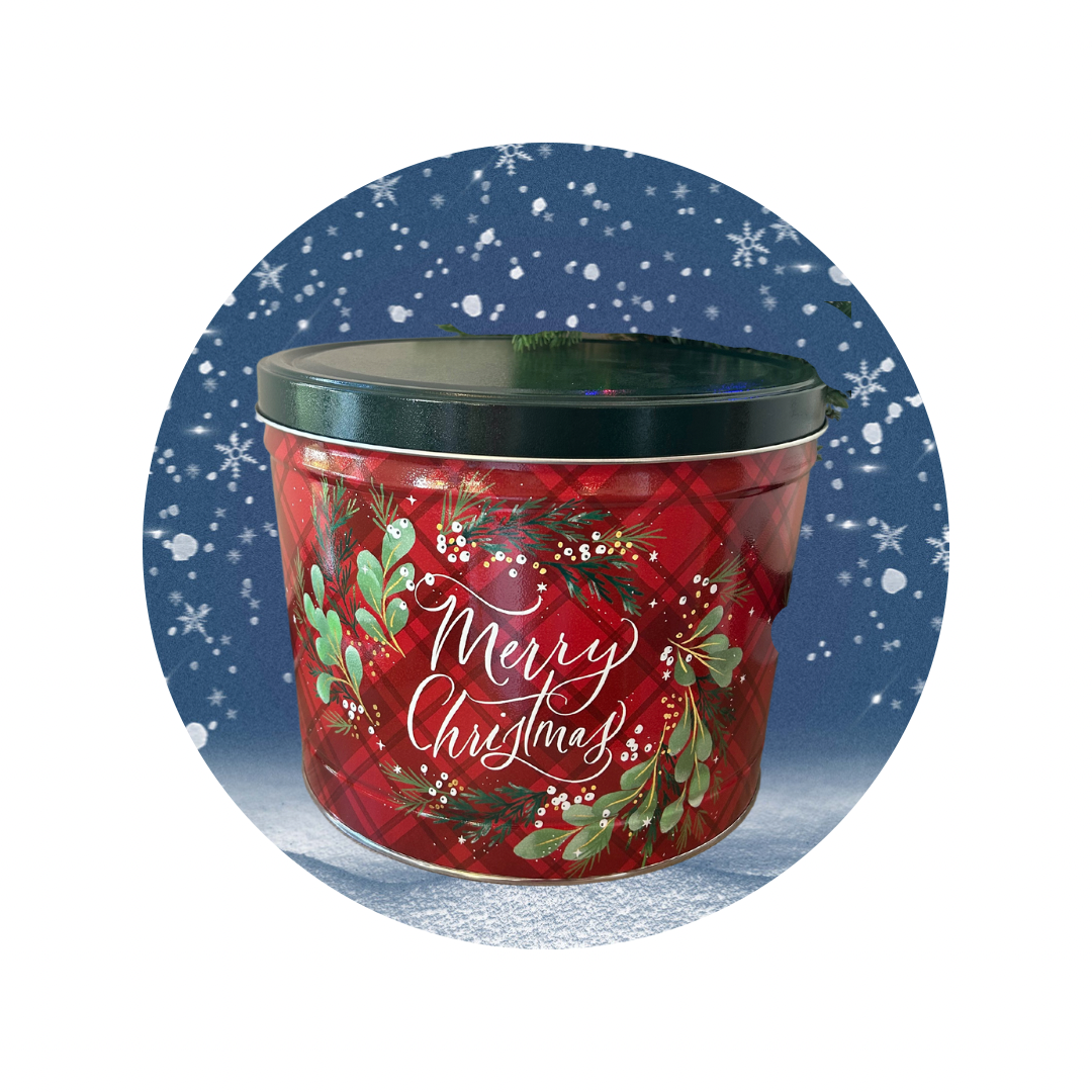 Christmas Popcorn Tub - 2 Gallon Holiday Favorite Flavor | Island ...