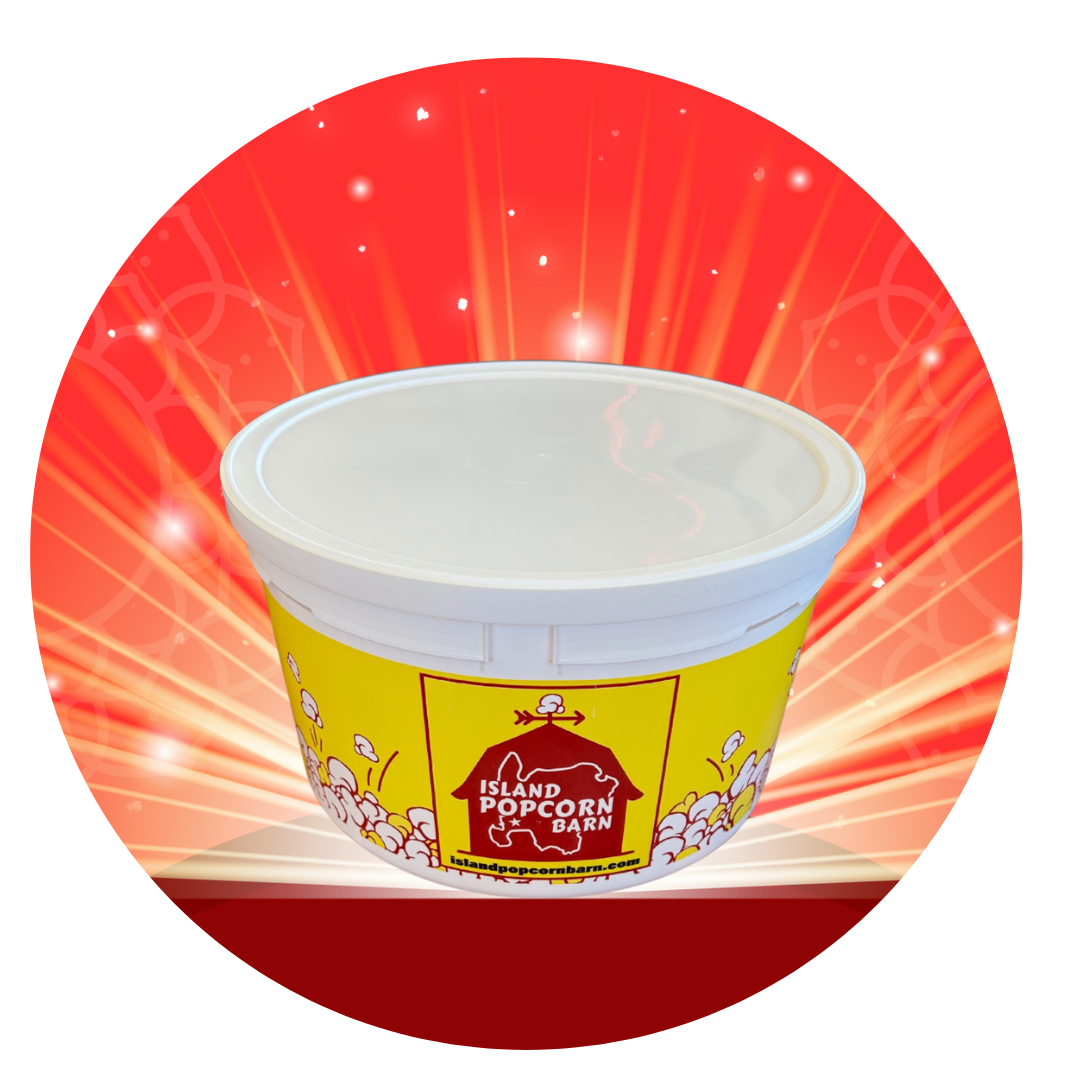 Popcorn Barn Tub - 1 Gallon of Your Favorite Flavor! | Island Popcorn Barn